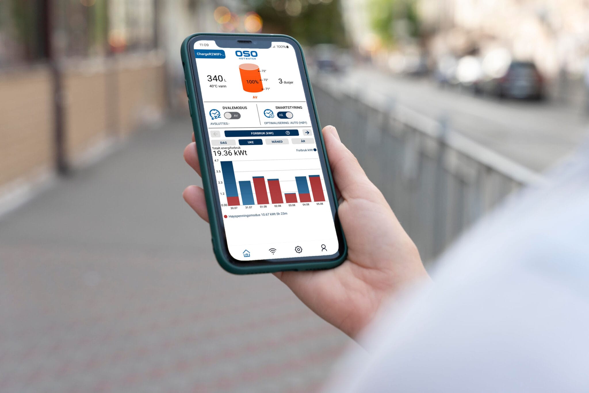 OSO - Smartstyring med Charge Retrofit